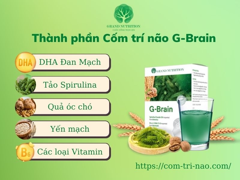 Cốm trí não G-Brain – Thương hiệu Cốm trí não số 1 Việt Nam năm 2022 ...