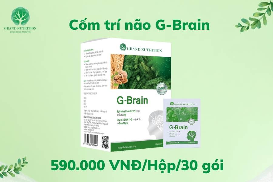 Review Cốm trí não G-Brain có tốt không mới nhất 2023 - Cốm trí não G-Brain
